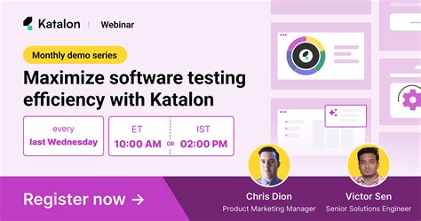 Webinar Maximizing Software Testing Efficiency With Katalon A