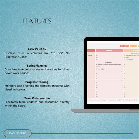 Kanban Board Tracker For Small Business Project Planning To Do List Project Template Task
