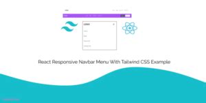 React Responsive Navbar Menu With Tailwind CSS Example Larainfo