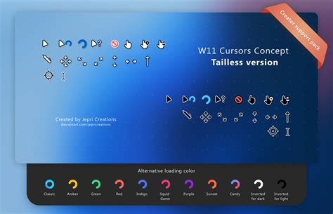 Windows 11 Cursors Concept Hdpi By Jepricreations On Deviantart