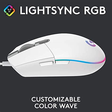 Buy Logitech G Wired Gaming Mouse DPI Rainbow Optical Effect LIGHTSYNC RGB