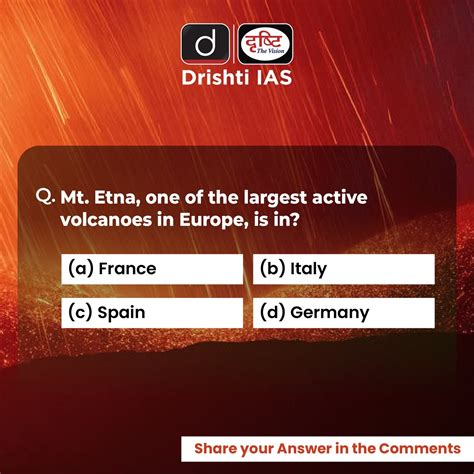 Share Your Answer To The Drishtidailyquiz In The Comment Section
