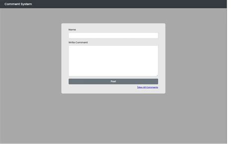 Comment System Using PHP With Source Code SourceCodester
