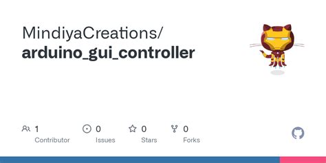 GitHub MindiyaCreations Arduino Gui Controller