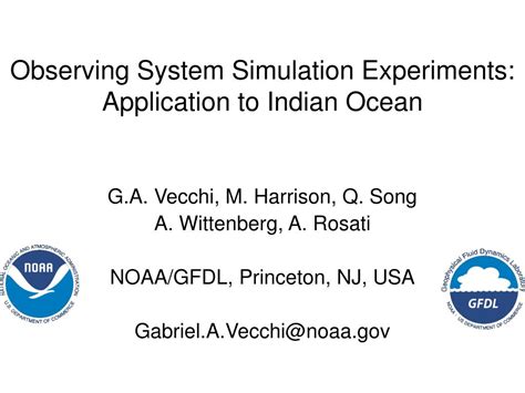 Ppt Observing System Simulation Experiments Application To Indian