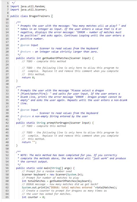 solved for this lab you will be writing a few methods that