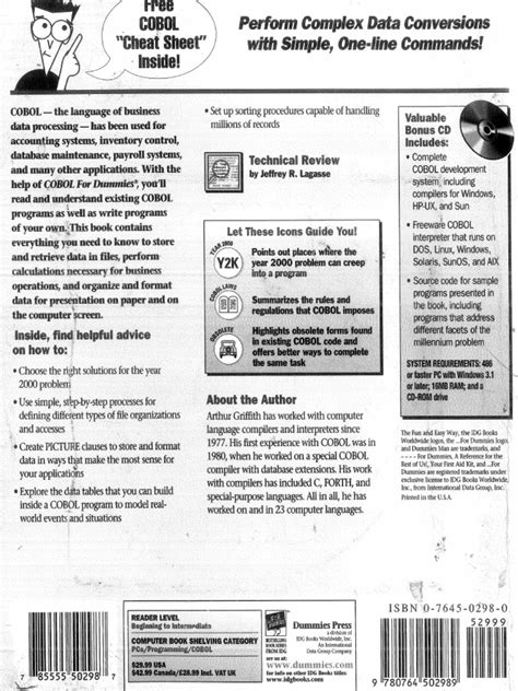 Cobol For Dummies Pdf