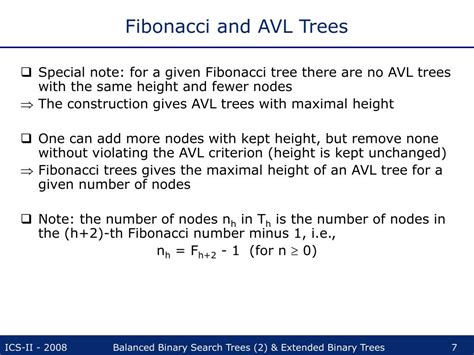 ppt introduction to computer science 2 balanced binary search trees
