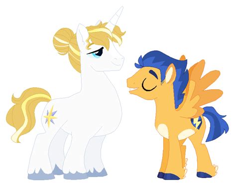 Sunshineverse Prince Blueblood And Flash Sentry By Charlie03bigote On