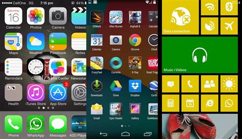 Android Vs IOS Vs Windows Phone OS Itechment