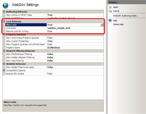 webdav 잠금을 사용하는 방법 microsoft learn