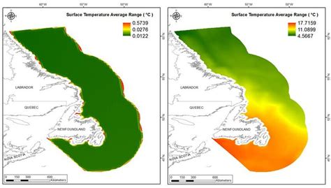 Left Panel Prediction Standard Error Surface Of Surface Temperature