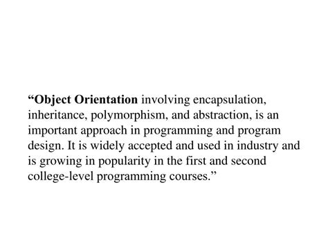 ppt abstraction inheritance and polymorphism in java powerpoint