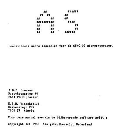 As Ed Macro Assembler And Text Editor Retro Computing