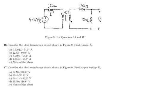 solved consider the ideal transformer circuit shown in
