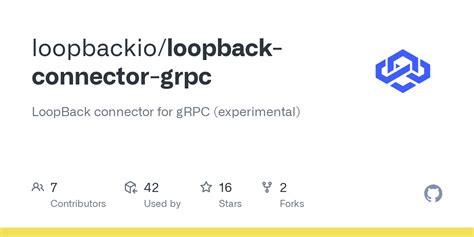 GitHub Loopbackio Loopback Connector Grpc LoopBack Connector For GRPC Experimental
