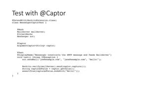 Junit And Mockito Tips Pdf Email Internet