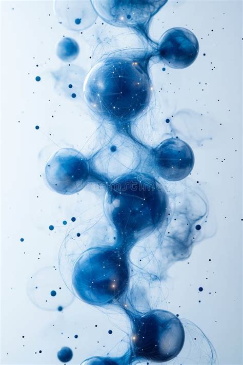 Network Of Interconnected Spheres Symbolizing Global Communication And Data Flow Generated By