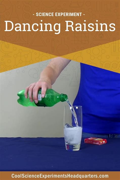 dancing raisins science experiment simple instructions video tutorial