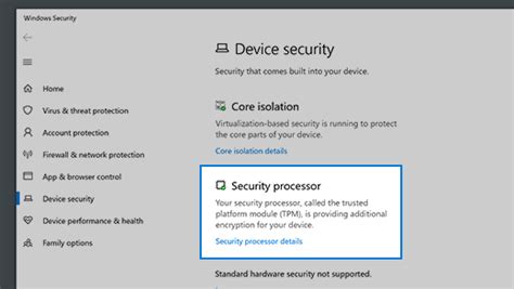 Device Protection In Windows Security Windows Defender Microsoft Support Defender Security