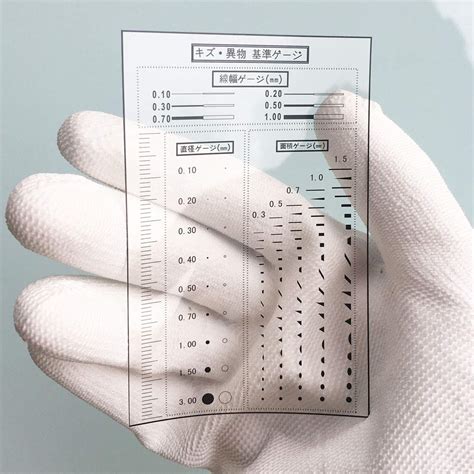 High Precision Size Estimation Chart Sec Transparency For Defects And