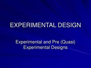 PPT Experimental Design Variables PowerPoint Presentation Free Download ID