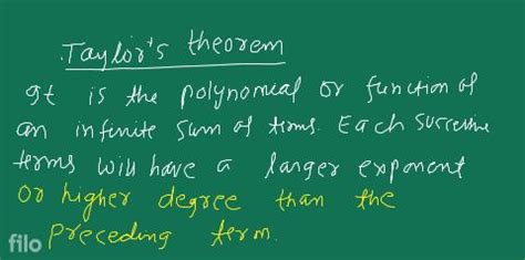 State And Prove Rolle S Theorem State And Prove Taylor S Theoren Prove Th