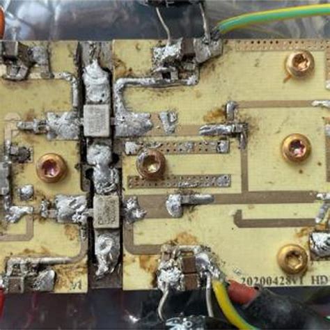 Photograph Of The Fabricated Circuit Download Scientific Diagram