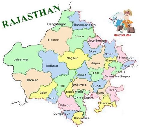 Political Map Of Rajasthan Zip Code Map - vrogue.co