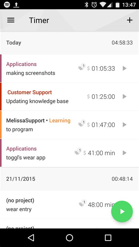 toggl time tracker app on amazon appstore