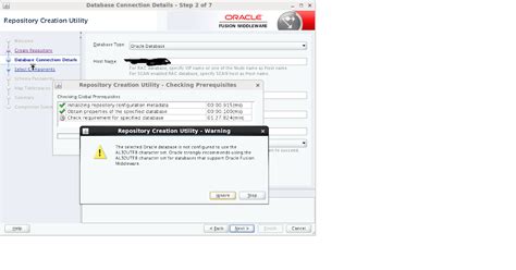 abdulwasiq the selected oracle database is not configured to use the