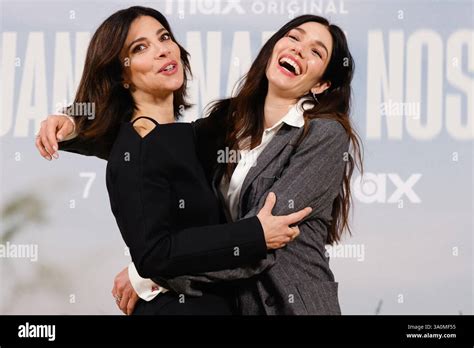 Maribel Verdu and Mariela Garriga attend the Cuando Nadie Nos Ve ...