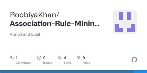 GitHub RoobiyaKhan Association Rule Mining In R And Python Apriori And Eclat