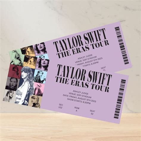 Taylor Swift Ticket Printable Printable Sight Words List