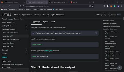 在 Aptos 上，透過 Typescript Sdk 創建一個公版 Nft By Pecu Tsai Medium