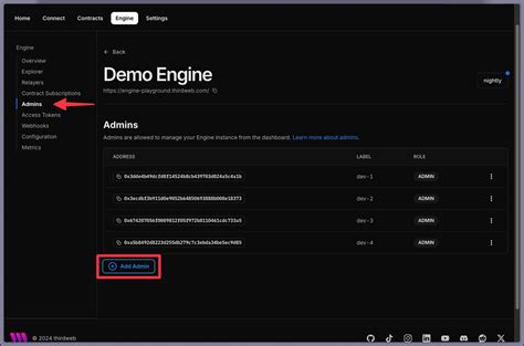 How To Grant Admin Access To Multiple Wallets On Thirdweb Engine