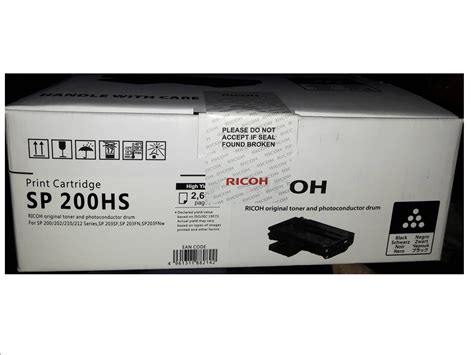 Buy Ricoh SP-200 Toner Cartridge, Black Online @ ₹2295 from ShopClues