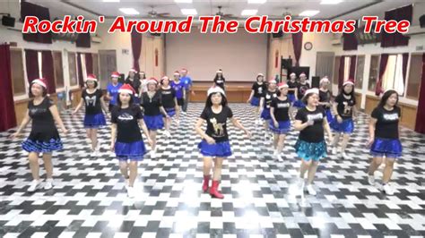 Rockin Around The Christmas Tree｜line Dance By Suki And Sally Hung｜demo And Walkthru｜搖滾聖誕樹｜含導跳｜4k