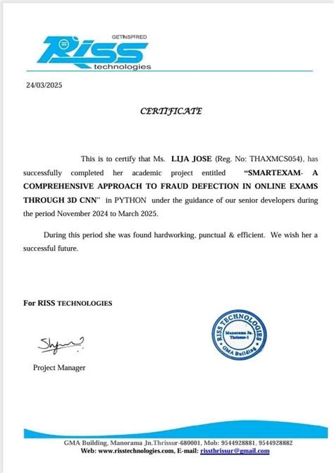 Academicproject Python 3dcnn Onlineexams Frauddetection Lija Jose