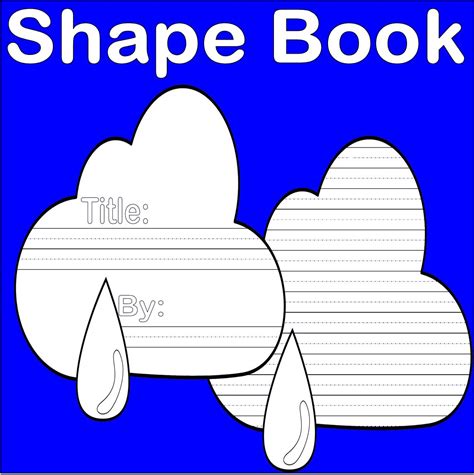 Cloud Shape Book Writing Craft Spring Made By Teachers