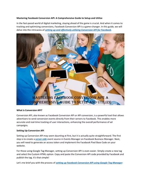 Ppt Mastering Facebook Conversion Api Powerpoint Presentation Free Download Id12988109