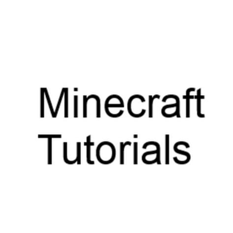 Minecraft Tutorials Youtube Minecraft Tutorials Youtube
