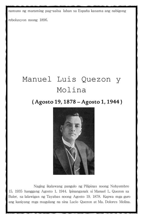 Mga Pangulo Ng Pilipinas Docx