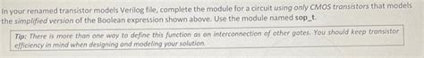solved in your renamed transistor models verilog file
