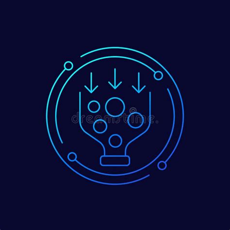 Bottleneck Analysis Icon Line Vector Stock Vector Illustration Of Design Capacity 251052279