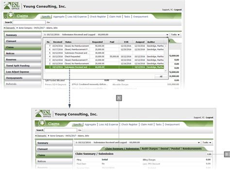 View Claim Submission Summary View Claim Submission Summary