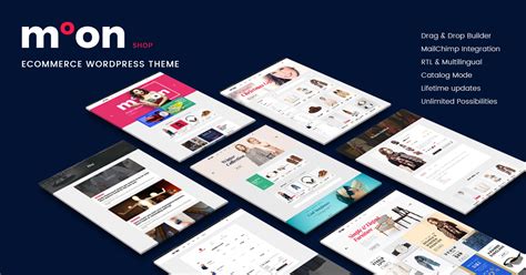 Moon Shop Responsive Ecommerce Wordpress Theme For Woocommerce
