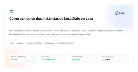 Cómo Comparar Dos Instancias De Localdate En Java Labex
