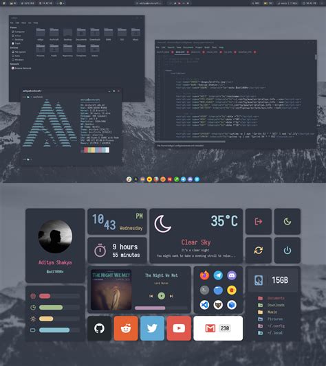 For Linux Widgets Like Old Windows R Savinghere