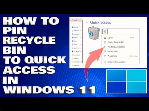 How To Open Recycle Bin In Windows 11 Easiest Ways How To Pin Recycle